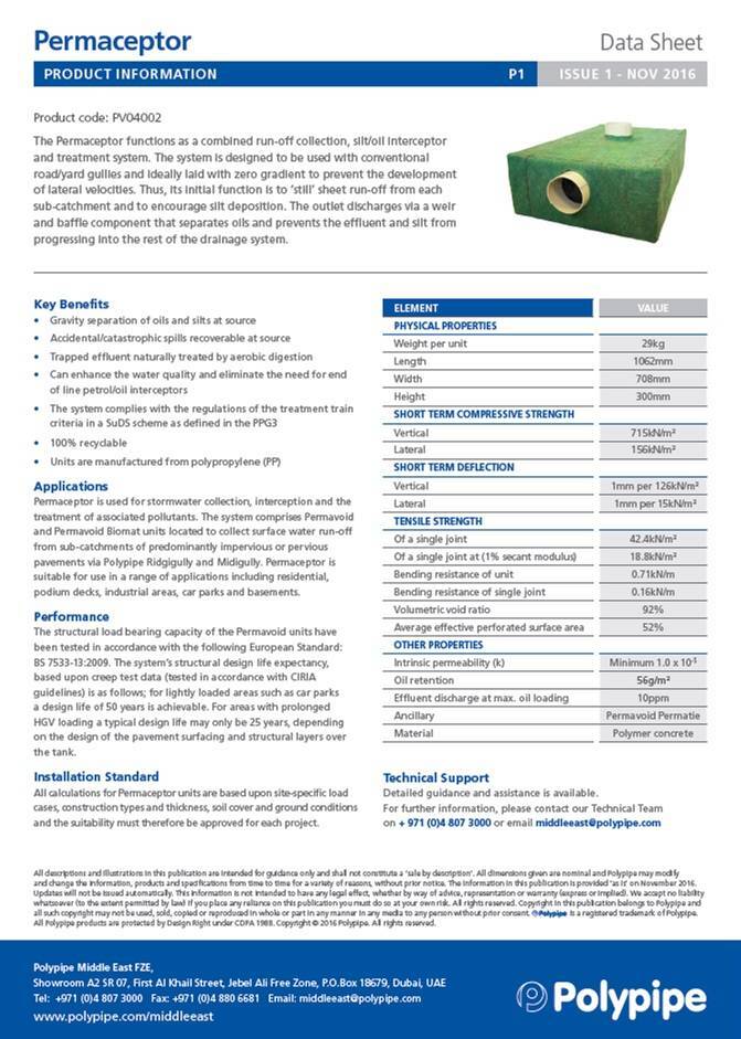 Permaceptor | Polypipe Middle East